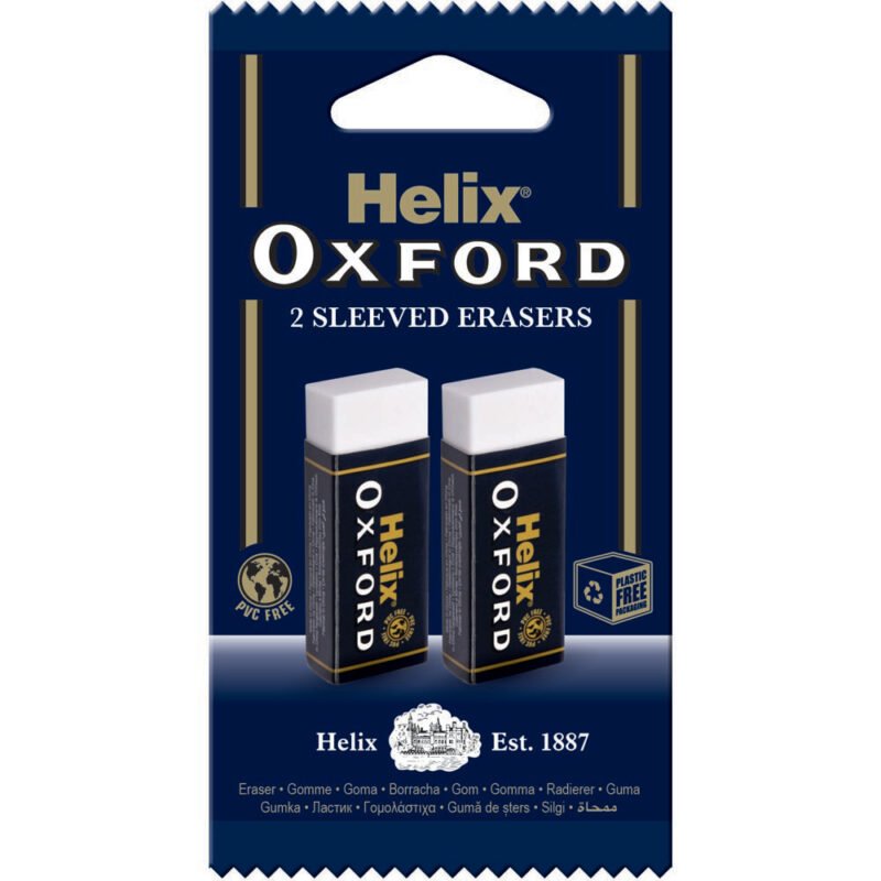 Helix Oxford Large Eraser 2 Pack – Wholesale Retail Store